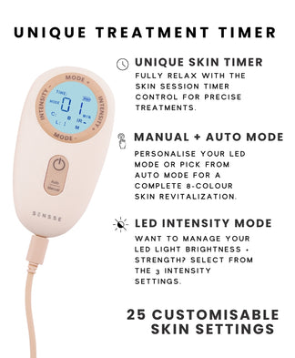 Elite LED Face Mask │ 8-Colour LEDs │ SENSSE BEAUTY – Sensse Beauty